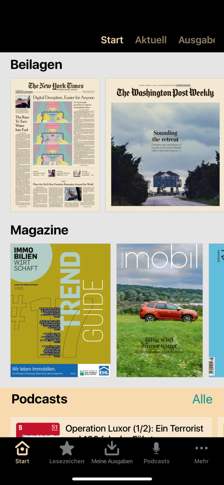 Leitfaden zum STANDARD ePaper - DER STANDARD Abo & Angebote